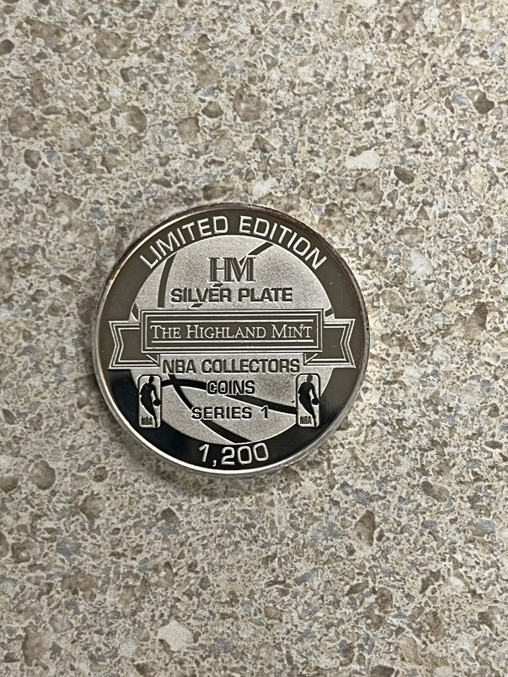 2022 Highland Mint Shaquille O'neal Lakers 39mm Silver Collectors Coin ...