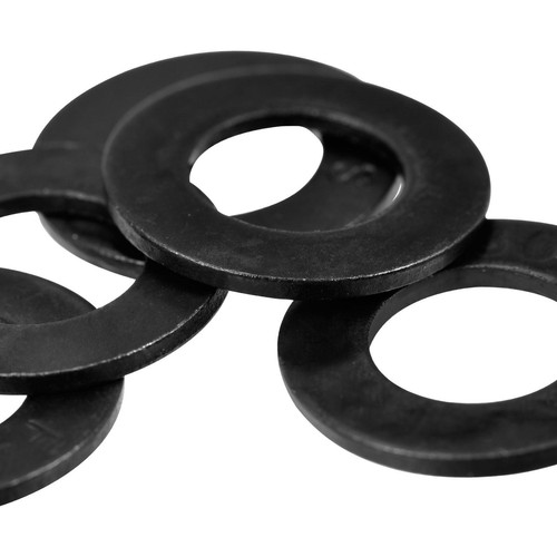 50pcs 1/4-Inch Flat Washer Alloy Steel Black Oxide Finish | eBay
