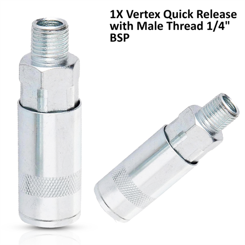 Air Line Fittings 2-Piece Quick Release Air Line Fitting For Compressor ...