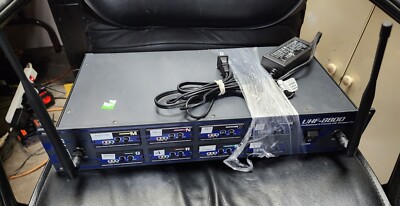 VocoPro UHF-8800 Professional 8 Channel UHF Wireless Microphone System ...