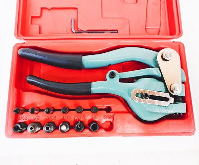 Harbor Freight - Hand Leather or Metal Squeeze Punch 7 Die Sizes - Cast ...