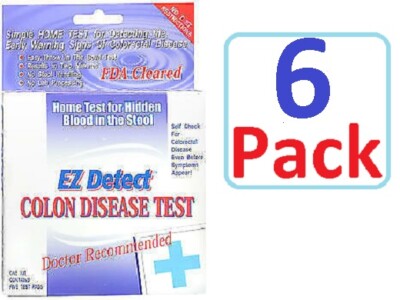EZ Detect Colon Disease Test - 6 Pack 83059100013| eBay