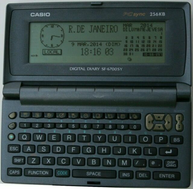 Casio Sf-6700sy Executive Boss Business LCD Organizer Scheduling Clean ...