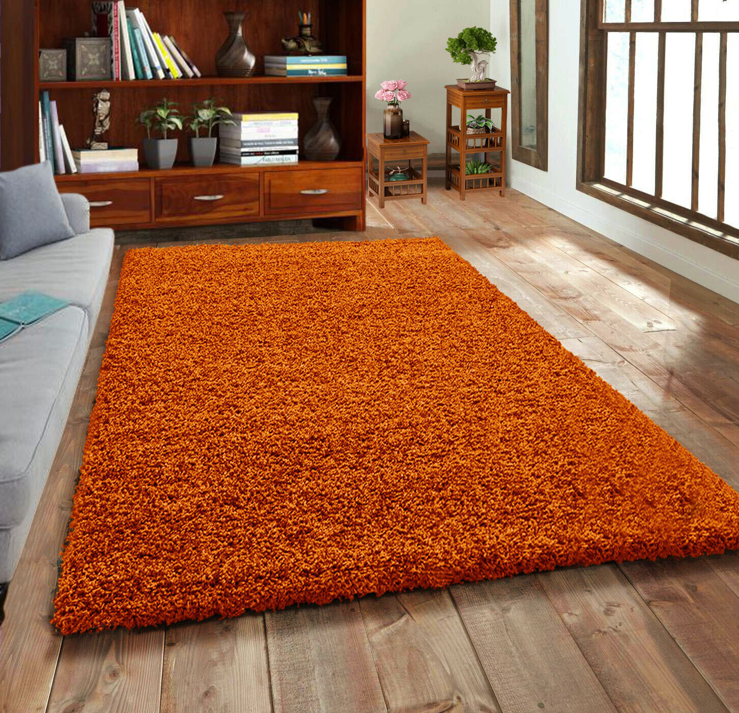 Thick Shaggy Large Rugs Hallway Rug Runner Non Slip Living Room Carpet ...