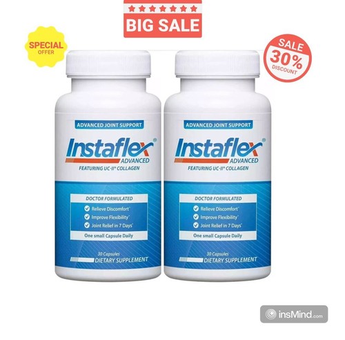 2X Instaflex Advanced Joint Support Doctor Formulated 30 Capsules New ...