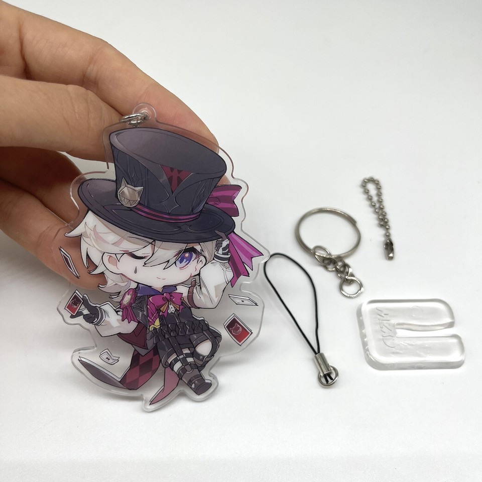 Genshin impact Lyney Lynette Acrylic Keychain Keyring Stand Standee | eBay