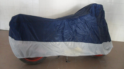 Sport Bike Dual-sport Motorcycle Cover UV Protection Blue Gray L Size ...