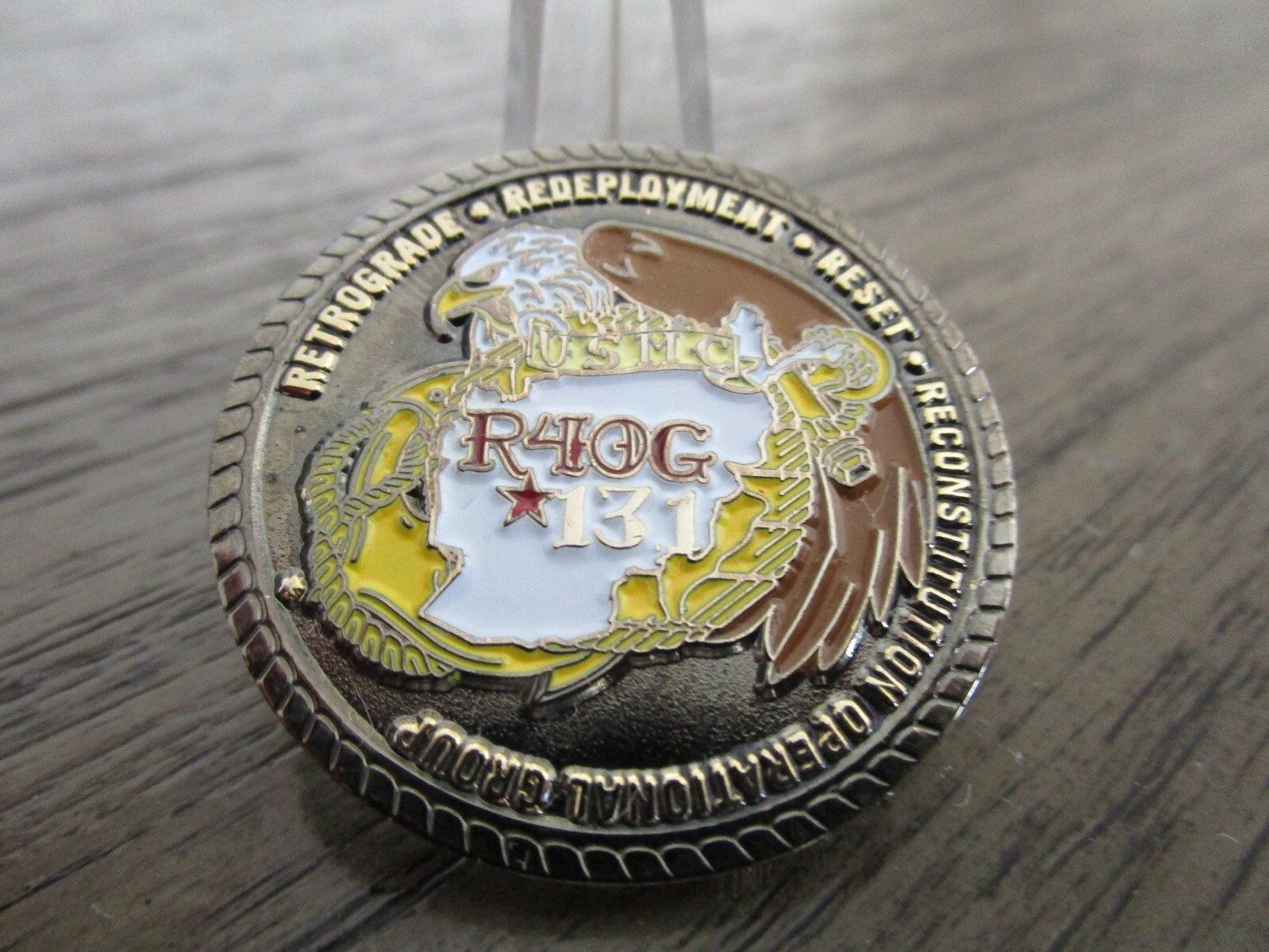 USMC Retrograde Redeployment Reconstitution Ops Group Challenge Coin ...