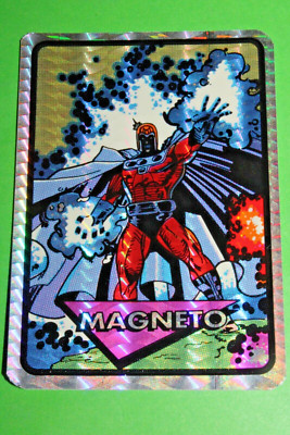 magneto 1993 Marvel Universe IV 4 Vending Machine PRISM Sticker #113 x ...