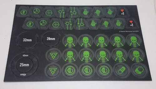 Warhammer 40K Necron - Kill Team Hierotek Circle Token Set | eBay