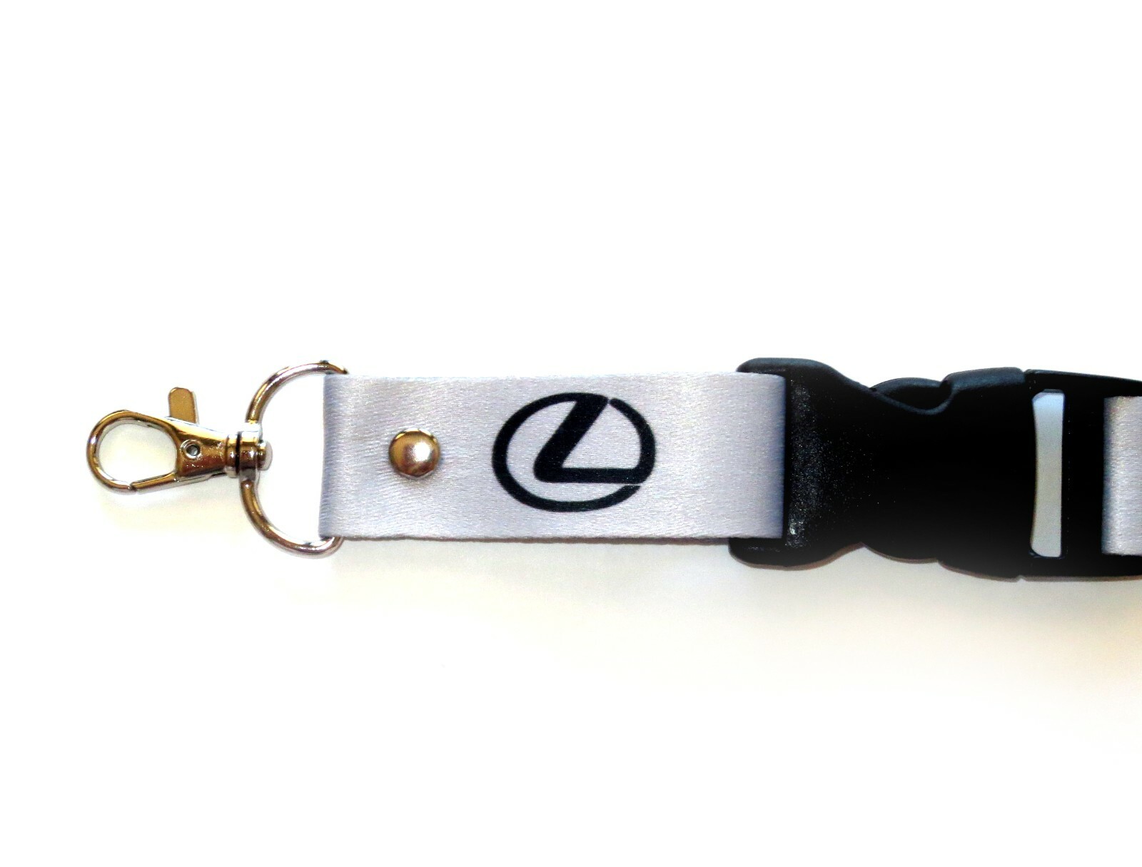 2x LEXUS Lanyards 1 inch x 22 inch KeyChain ID Badge Cardholder GRAY ...