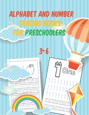 Adam D Edition alphabet and number tracing books for pre (Paperback ...