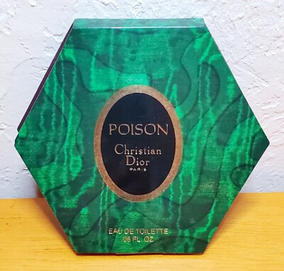 POISON by CHRISTIAN DIOR Eau De Toilette Perfume Vintage SAMPLE Card ...