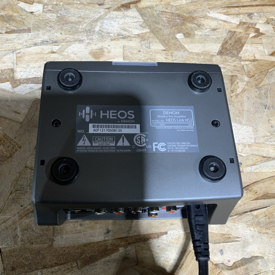 Denon Heos Link HS2 Wireless Pre-Amp / Media Streamer Tested & Working ...