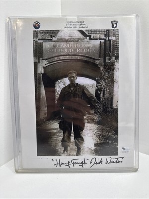 Captain Dick Winters WWII Band Of Brothers Easy Company Signed ...