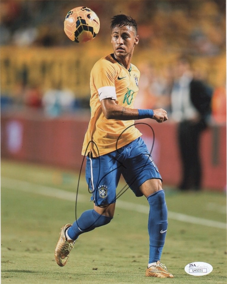 Neymar Jr. Autographed Memorabilia | Signed Photo, Jersey, Collectibles ...
