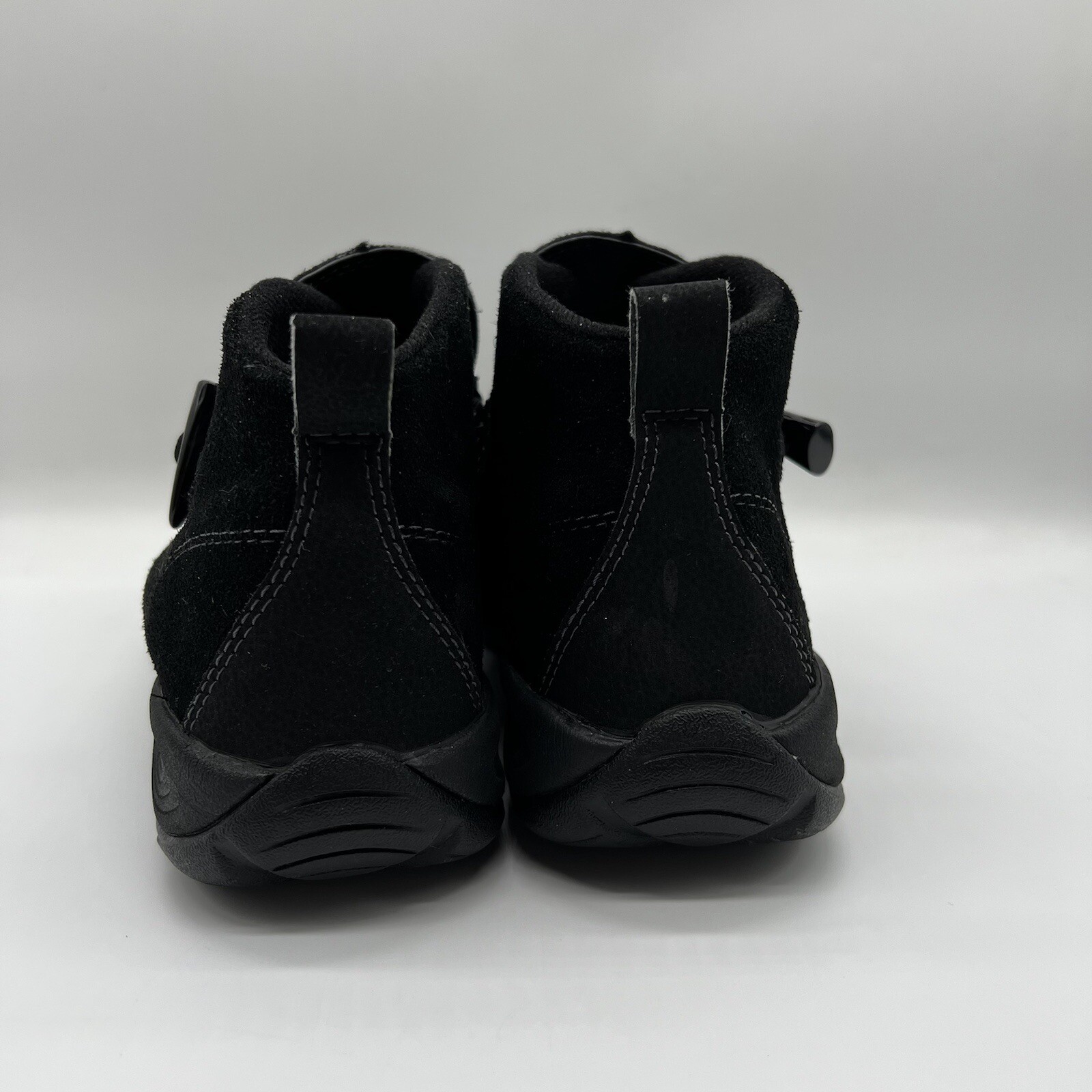 Women's Easy Spirit Explore 24 Walking Black Boots Size 6.5 Ankle Shoes ...