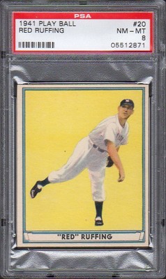 1941 Play Ball #20 Red Ruffing PSA 8 05512871 | eBay