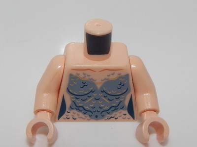 Lego Pirates Of The Caribbean Sand Blue Scales Mermaid.- Syrena Torso ...