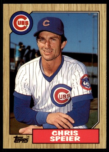 1987 Topps Tiffany Chris Speier Baseball Cards #424 | eBay