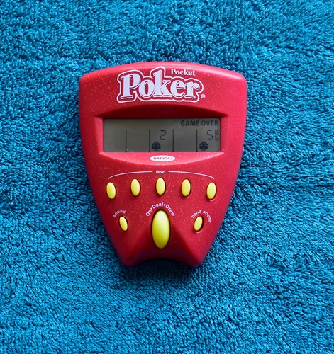 Vintage 2002l Radica Pocket Poker Handheld Electronic Game | eBay