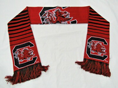 NCAA South Carolina Gamecocks 2014 Big Logo Acrylic Scarf 64" by 7" by ...