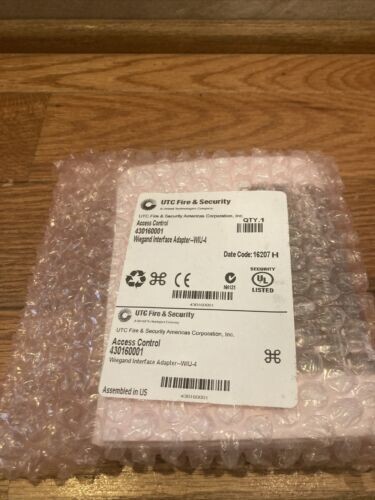 UTC GE Interlogix 430160001 WIU-4 Wiegand Interface Unit Four-State ...