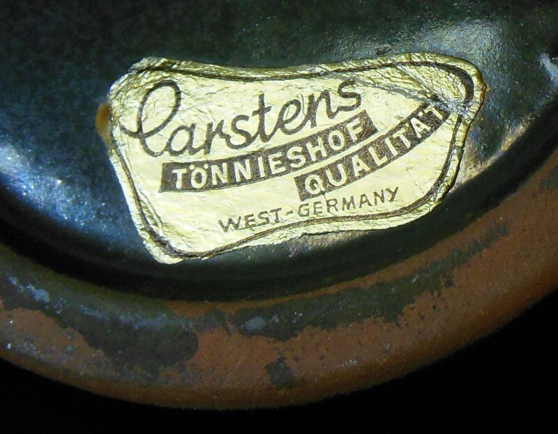 Mid Century Mod CARSTENS Tonnieshof W GERMAN Organic Free Form Bowl ...