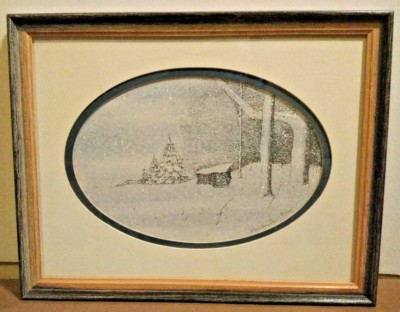 R.WICKERSHAM L.E 70/100 EXCELENT CONDITION WINTER SCENE | eBay