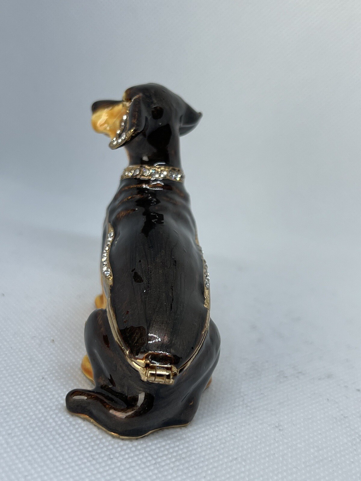 Ciel Collectables Dachshund Dog Trinket Box, Hand Set Swarovski ...