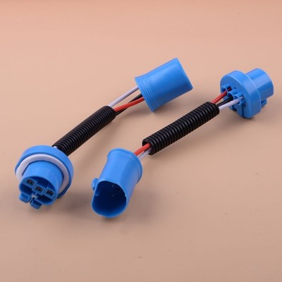 Styling 2pcs Headlight Connector Socket Fog Driving Light Fit for 9007 ...