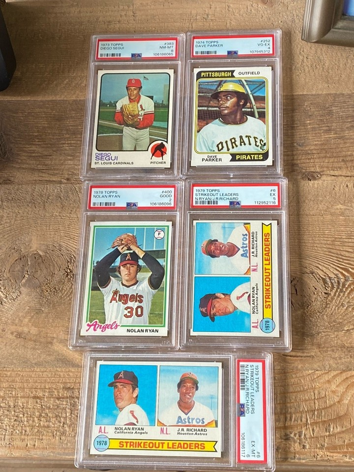 Lot Of 21 PSA Graded Topps Baseball Cards 1970-1979 Some Stars And RC’s ...