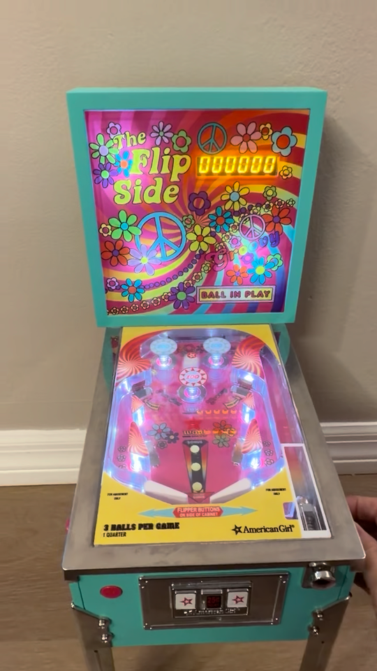American Girl Julie's Pinball Machine - Works Great | eBay