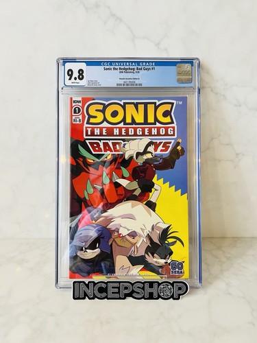Sonic The Hedgehog: Bad Guys (IDW Comics) - Issue #1 RI-B (1:25), CGC 9 ...