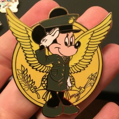 Disney Auctions pin US Army Minnie Mouse LE 500 military series | eBay
