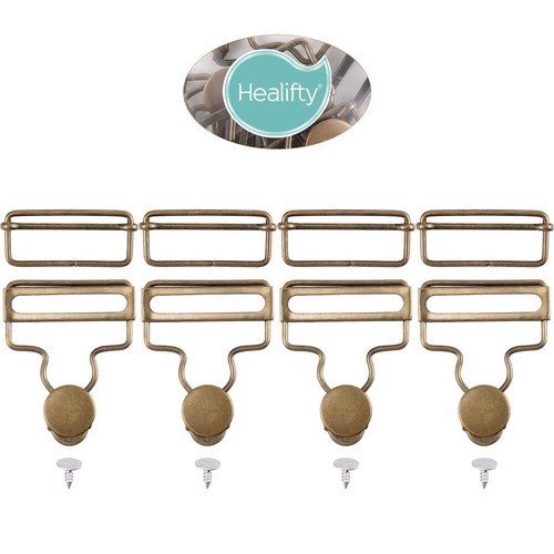 4 Sets Overall Buckles Buttons Gourd Buckles Replace Adjustable ...