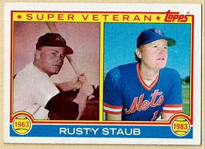 1983 Topps Rusty Staub #741 | eBay