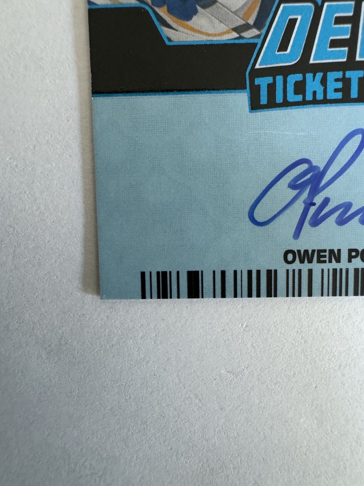 Owen Power 2022-23 Credentials Rookie Debut Ticket Auto /15 Buffalo ...