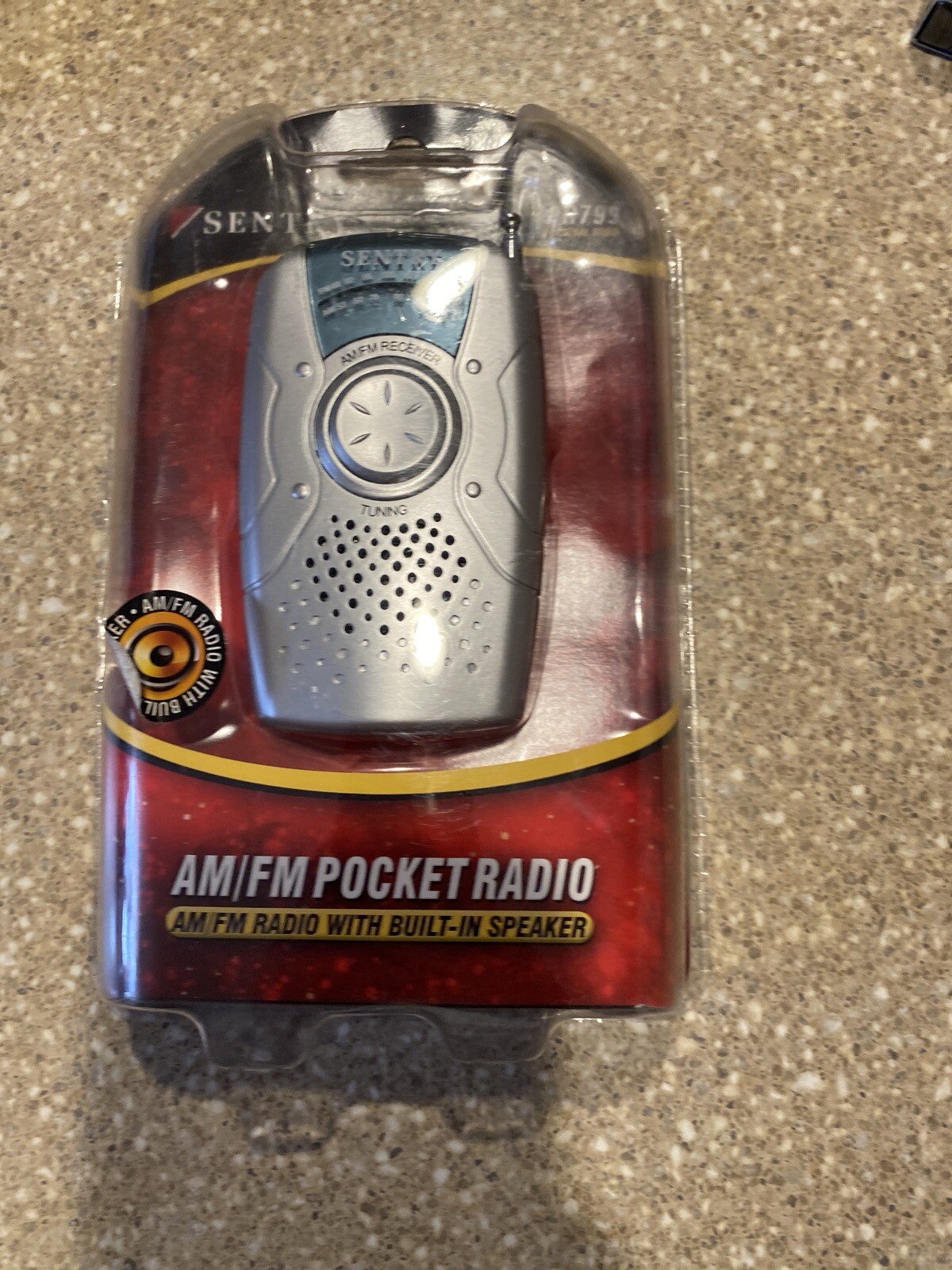 Sentry PR799 AM/FM Pocket Radio Personal New In Package | eBay