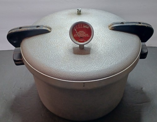 GUARDIAN Ware SERVICE PRESSURE COOKER CANNER ALUMINUM W/RACK VTG | eBay