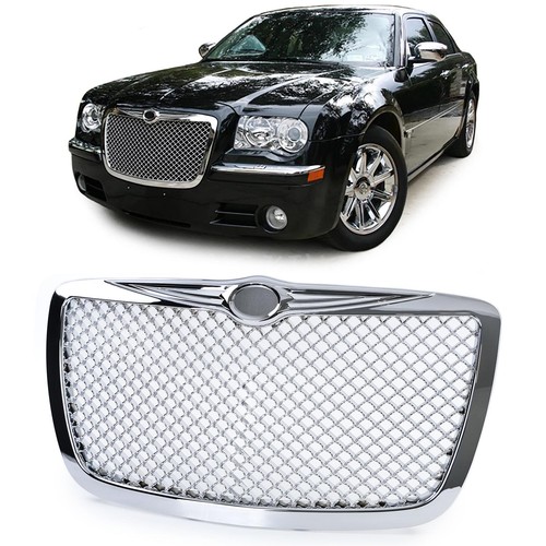 Sport Grill Honeycomb Mesh In Chrome For Chrysler 300C From 2004 To ...