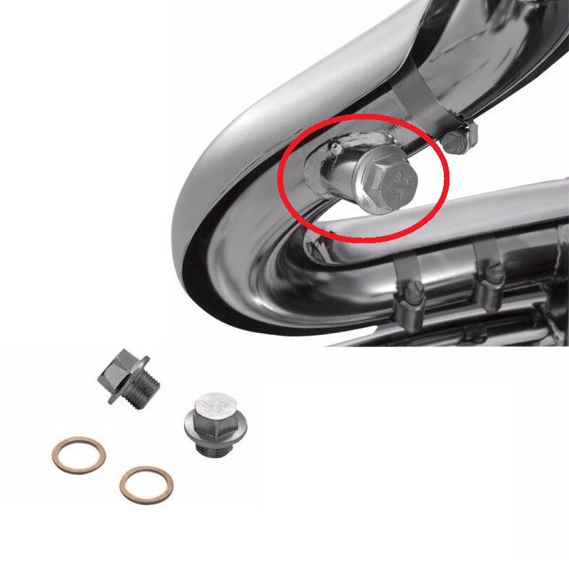 Vance & Hines Oxygen Sensor Port Plug Kit 18mm x 1.5mm for Harley | eBay