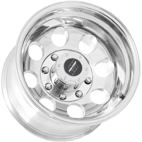 (Set of 4) Pro Comp PA69 Vintage 17x9 8x6.5" -6mm Polished Wheels Rims ...