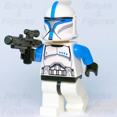 LEGO Star Wars Phase 1 Clone Lieutenant Blue Printed Leg Minifigure ...
