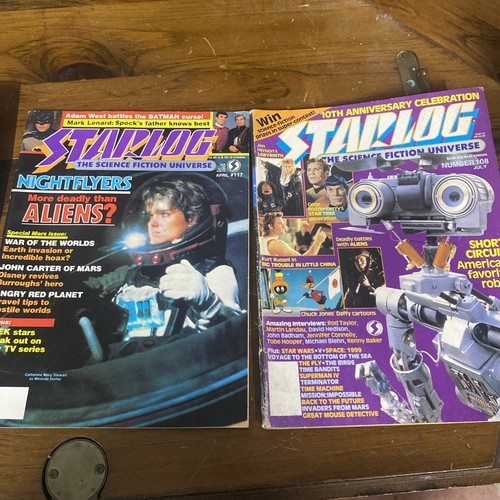 Lot Of 15 Starlog Magazines With Plastic Storage Case Included | eBay