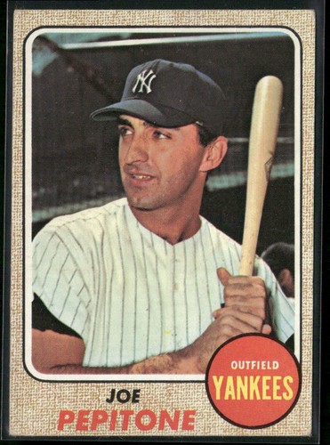 1968 Topps #195 Joe Pepitone | eBay