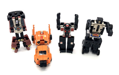 Original 3 Vintage 1984 Gobots Puzzler Combiners Bandai Japan Crasher ...