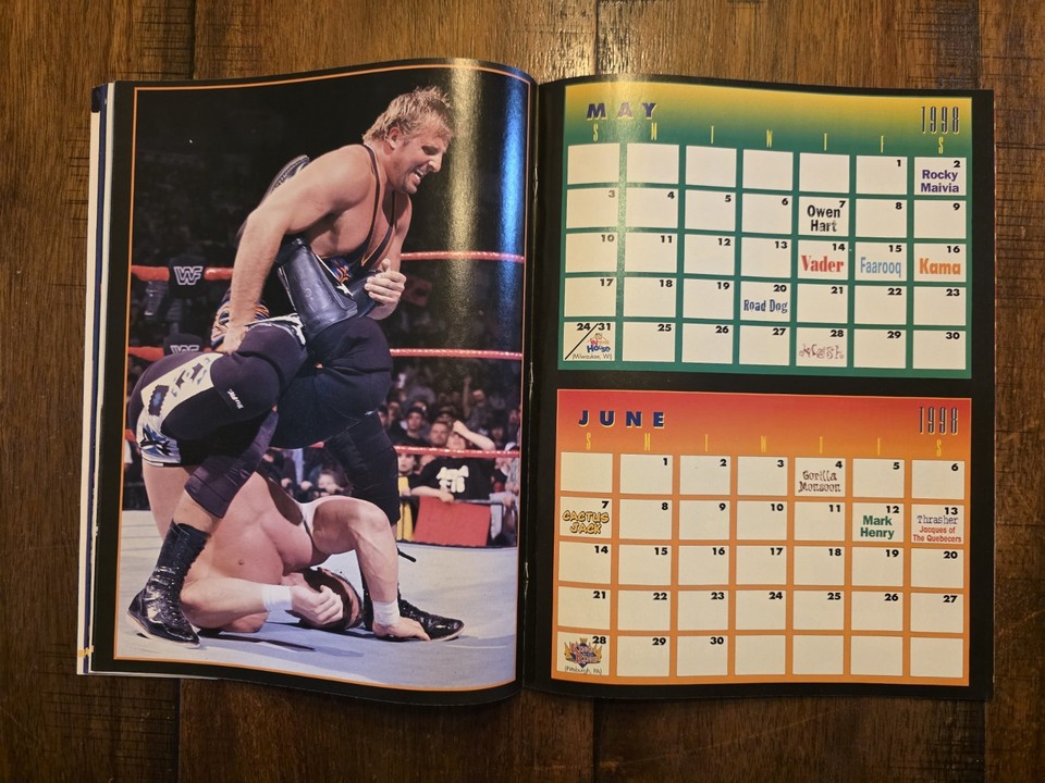 WWF Magazine June 1998 Stone Cold Steve Austin *Has Poster* B | eBay