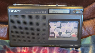 SONY ICF-SW800 FM SW 2BAND PLL SYNTHESIZED RECEIVER RADIO with CARD ...