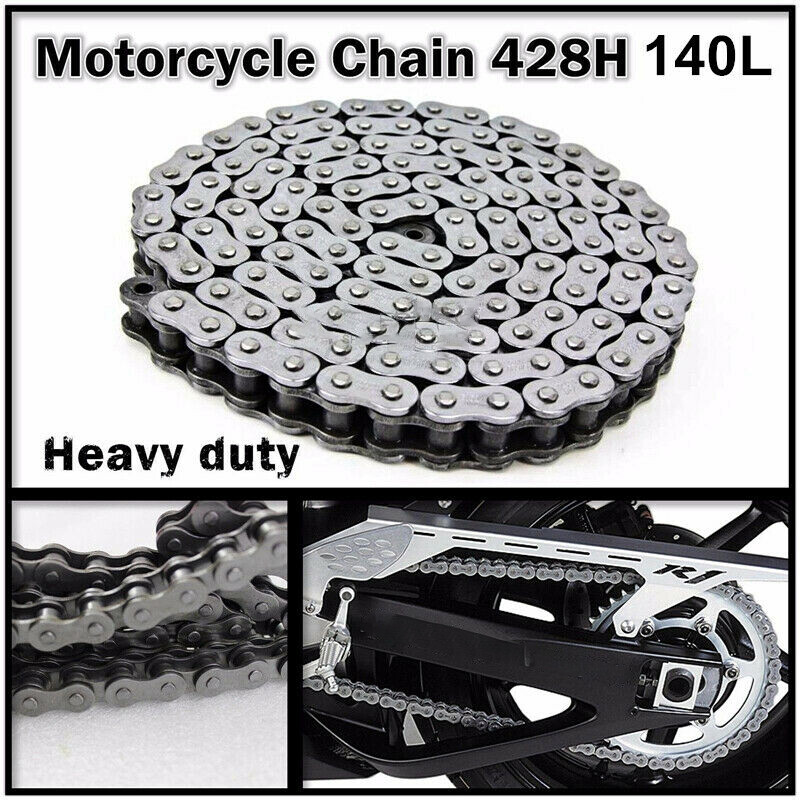 428 140 links Motorcycle Drive Chain 110cc 125cc dirt pit ATV quad Bike ...